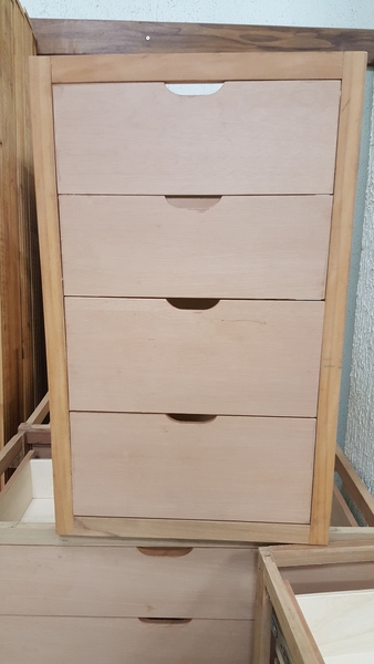 Gaveteiro de madeira para guarda roupa - ANDERMAD